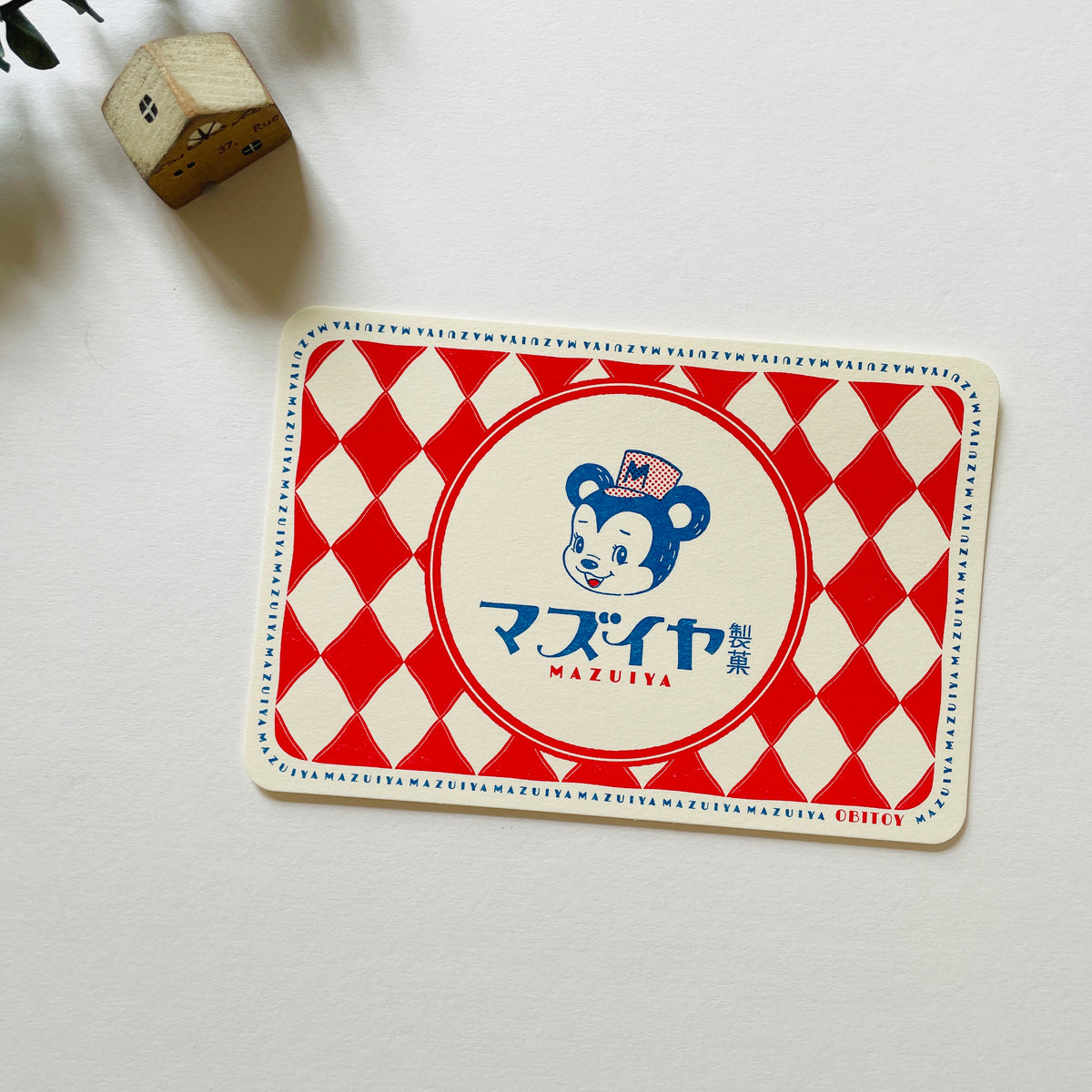 OB1 Retro Postcard - Mazuiya – niconeco zakkaya