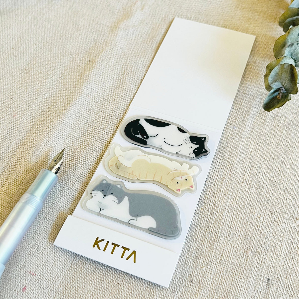 KITTA Clear Tape Pack - Lazy Cats – niconeco zakkaya