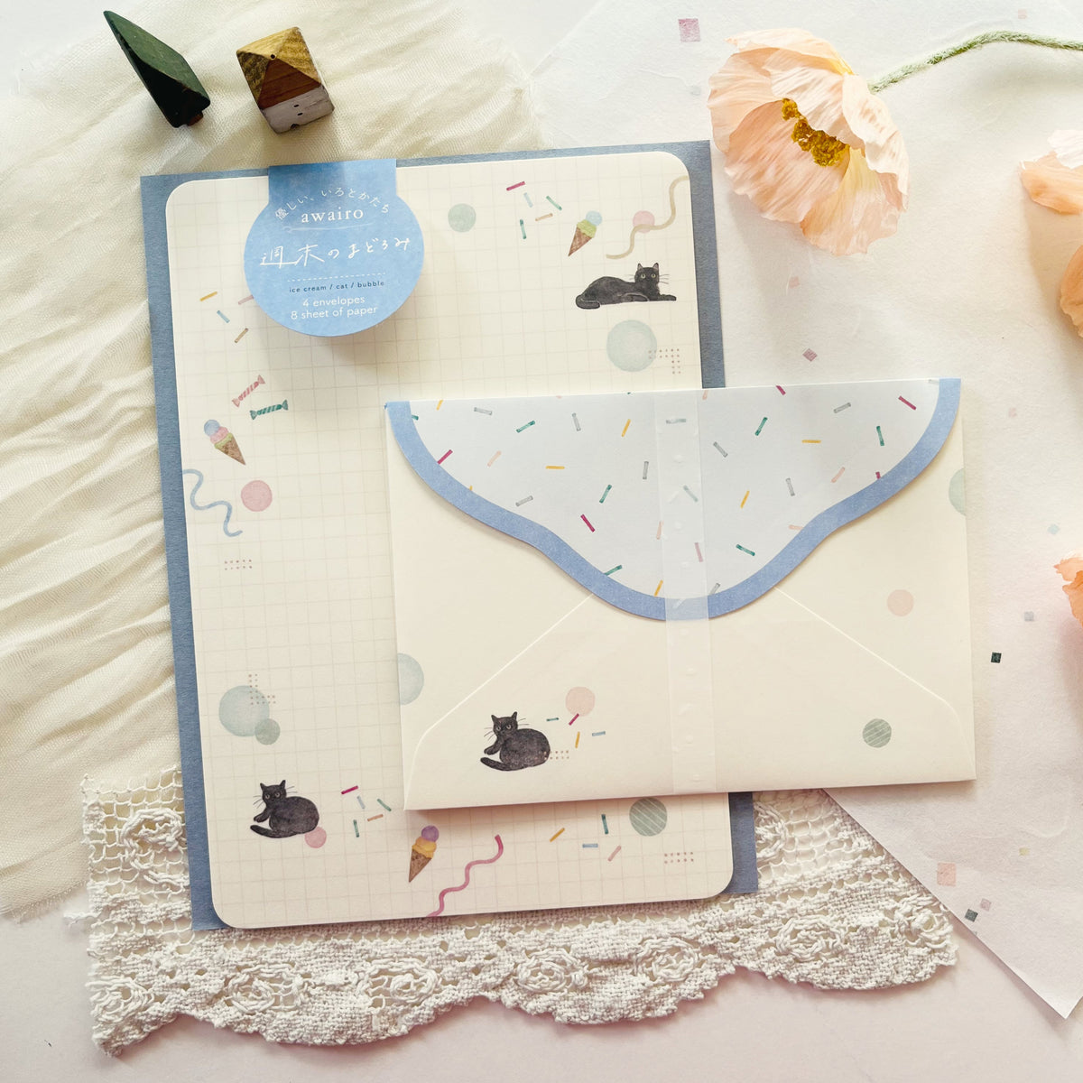 Awairo Sweetheart Letterset - Weekend Slumber – niconeco zakkaya