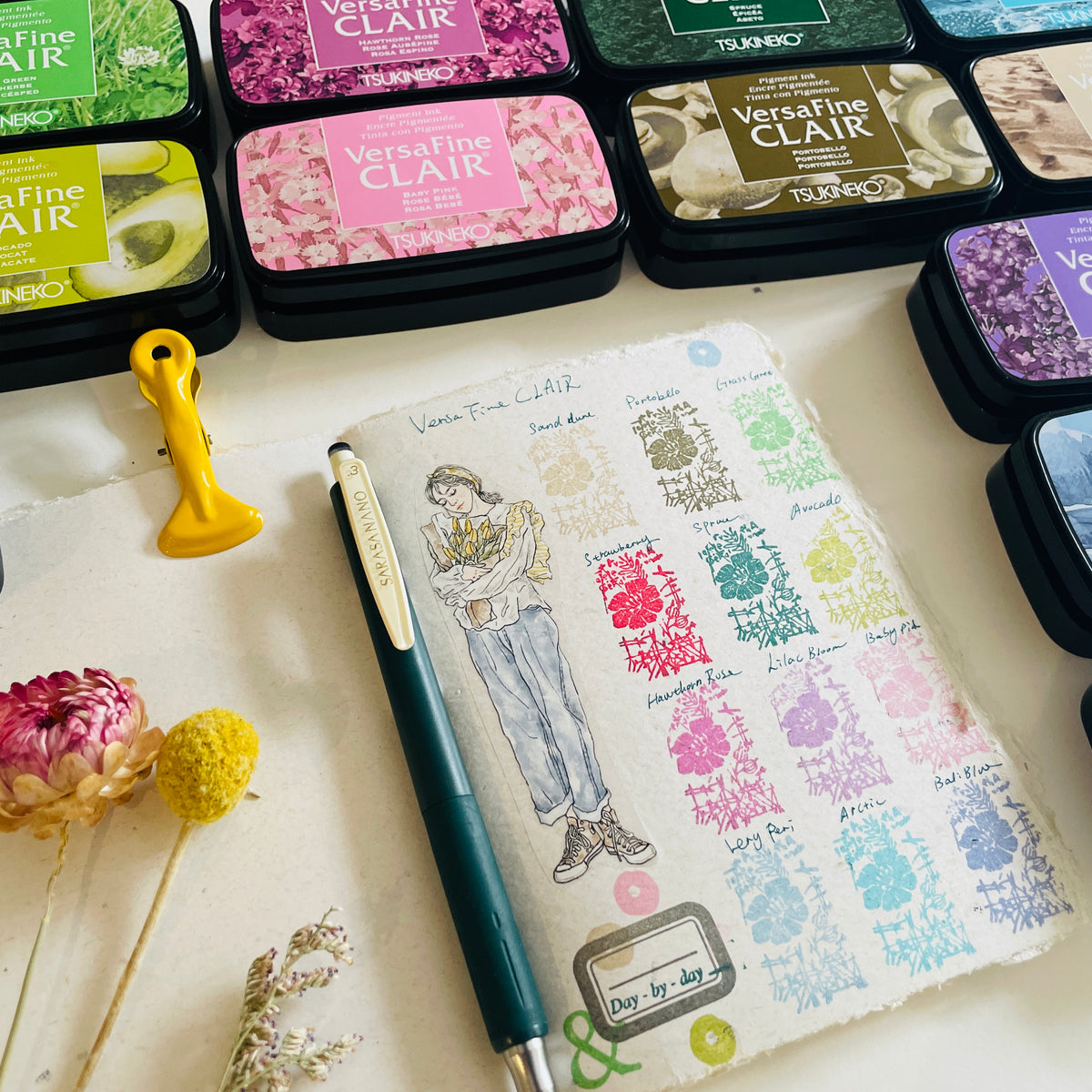 Tsukineko Versafine CLAIR Ink Pads - 12 NEW colors! – niconeco zakkaya