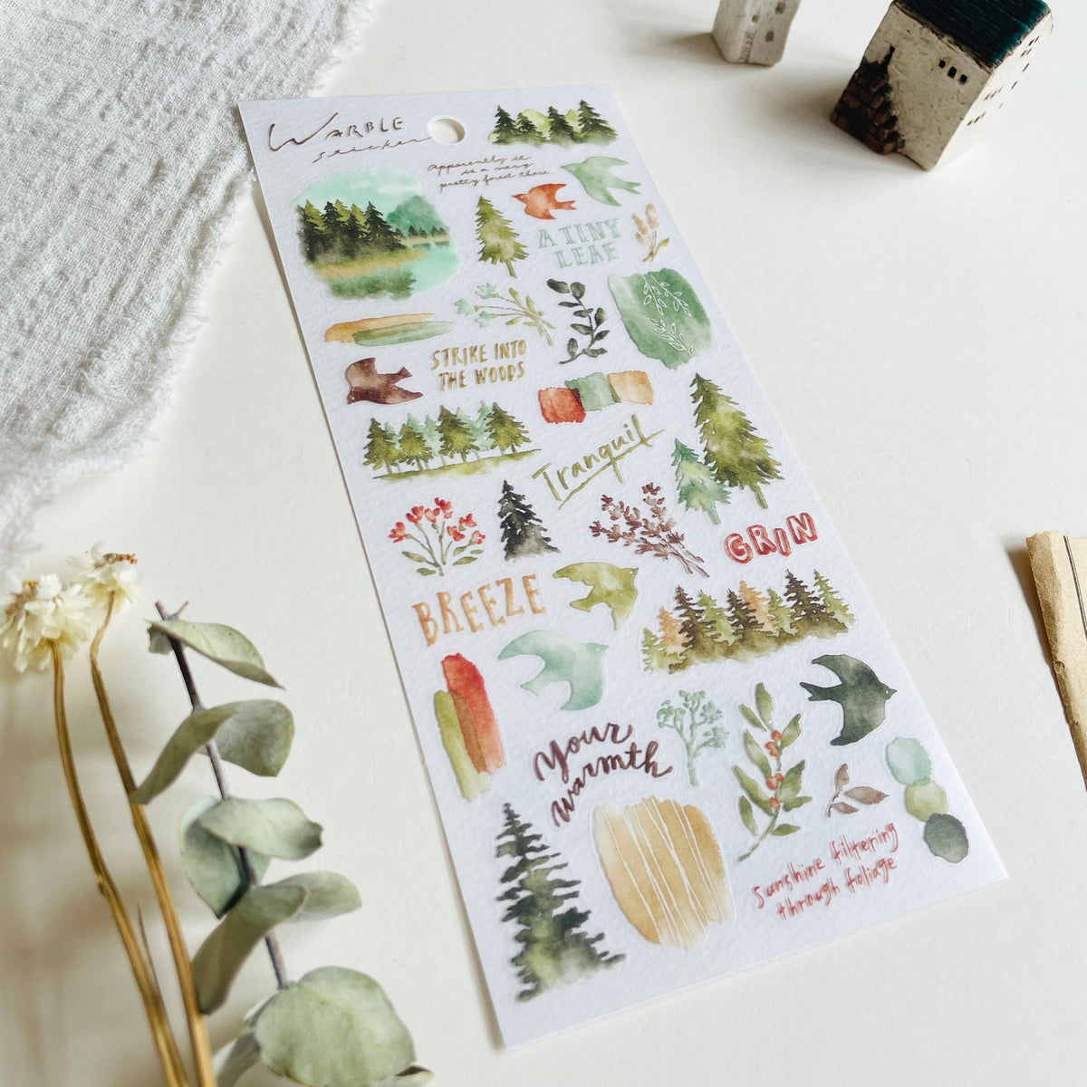 Mindwave Warble Sticker Sheet - Green – niconeco zakkaya