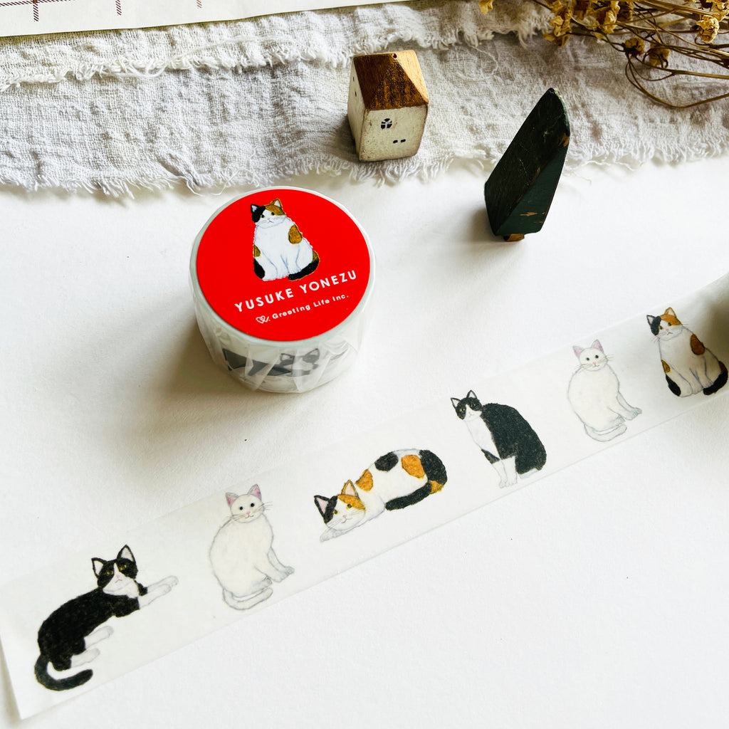 Yusuke Yonezu Washi Tape - Cats – niconeco zakkaya