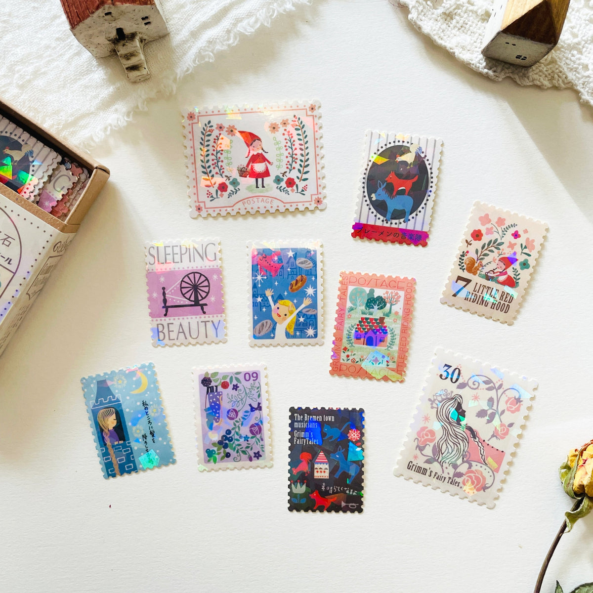 Shinzi Katoh Holographic Flake Sticker - Grimm's Tales – niconeco zakkaya