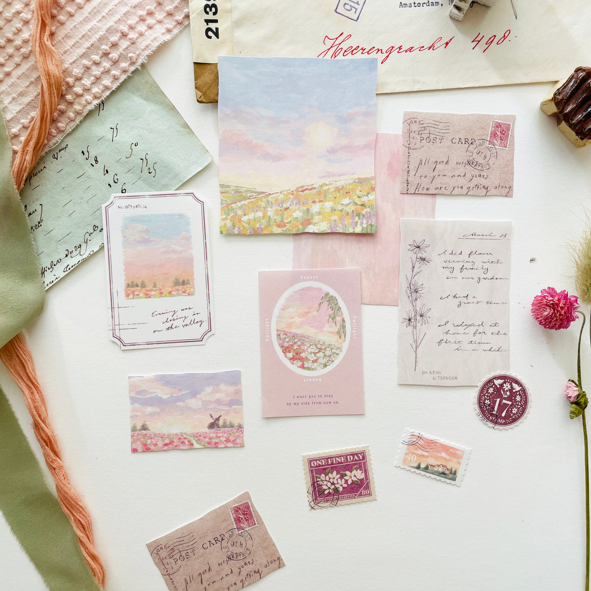 Mindwave Landscape Flake Stickers - Dawn – niconeco zakkaya