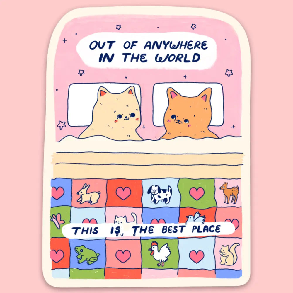 Tender Ghost Vinyl Sticker - The Best Place Sticker – niconeco zakkaya