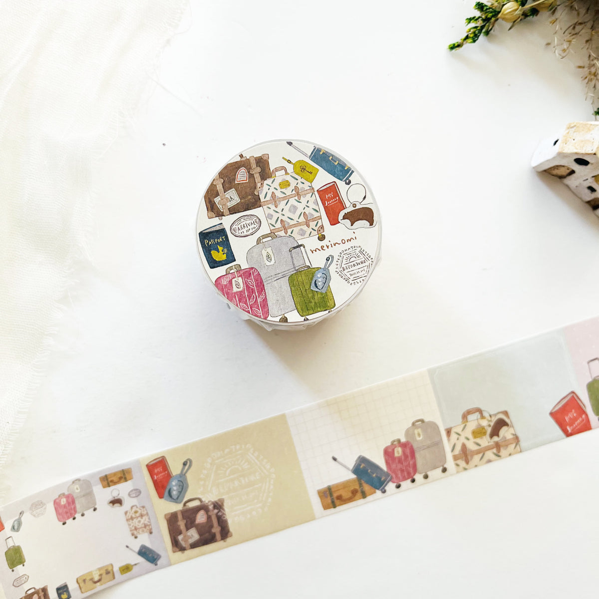 meriBUN Memo Sticky Notes Roll - Traveler – niconeco zakkaya