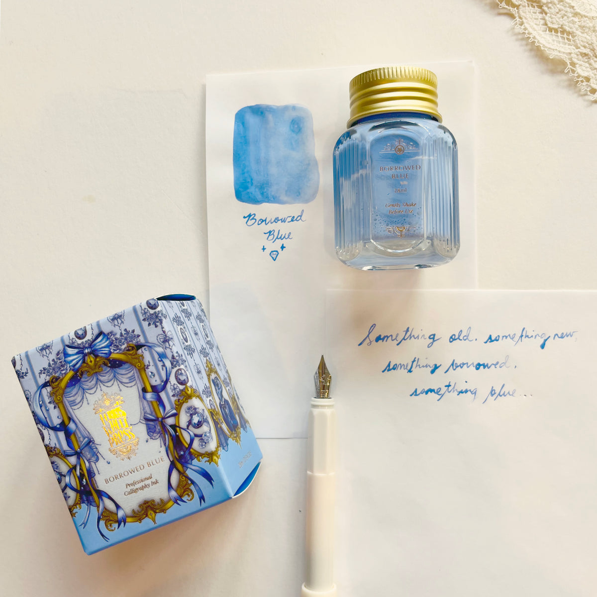 Ferris Wheel Press Professional Calligraphy Ink - Borrowed Blue ...