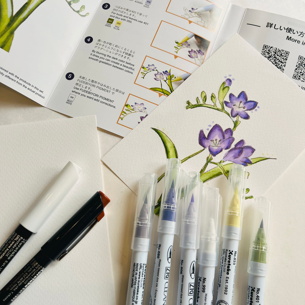 KURETAKE Gradation Watercolor Kit – niconeco zakkaya