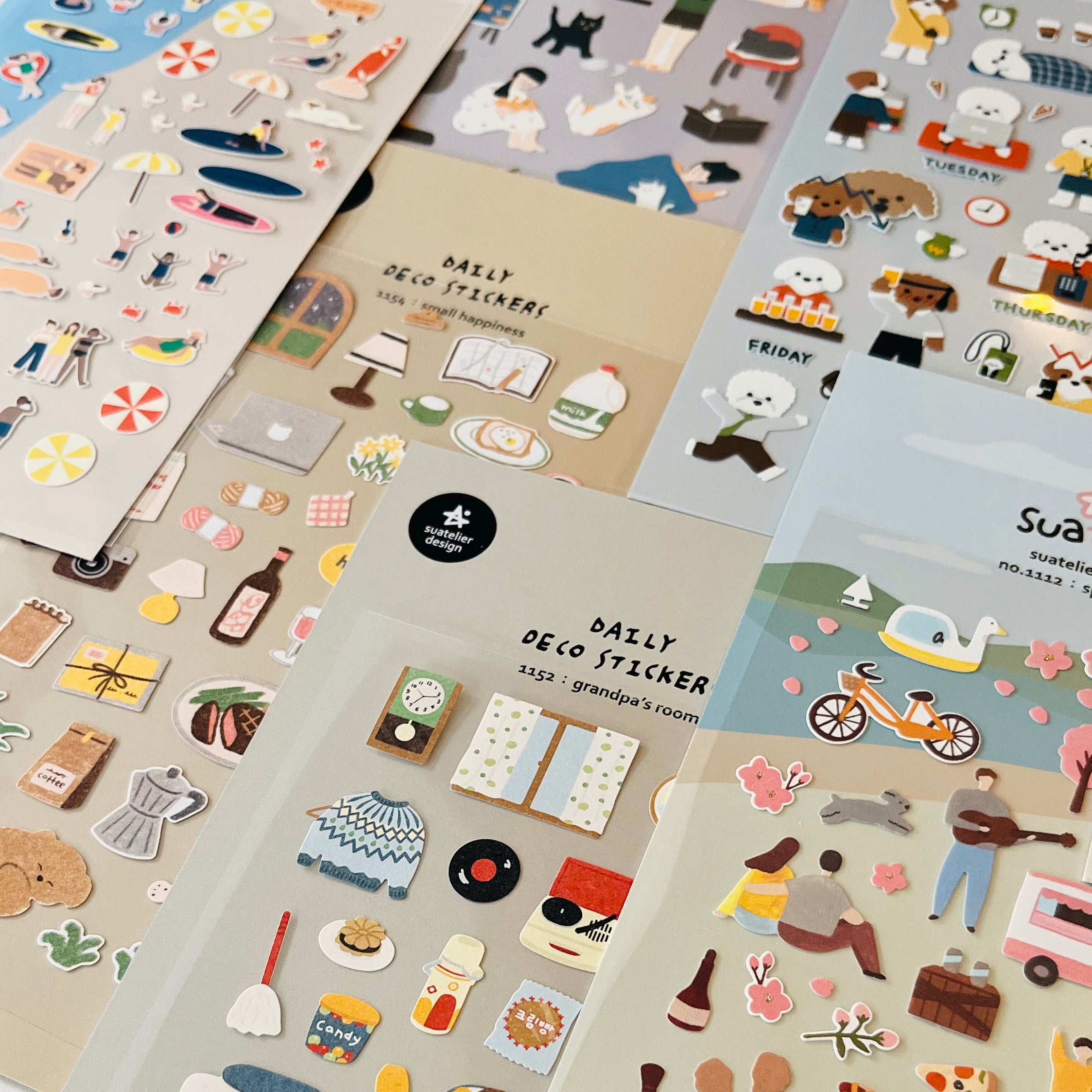 SUATELIER Ggumi Cafe Sticker (1145) – niconeco zakkaya