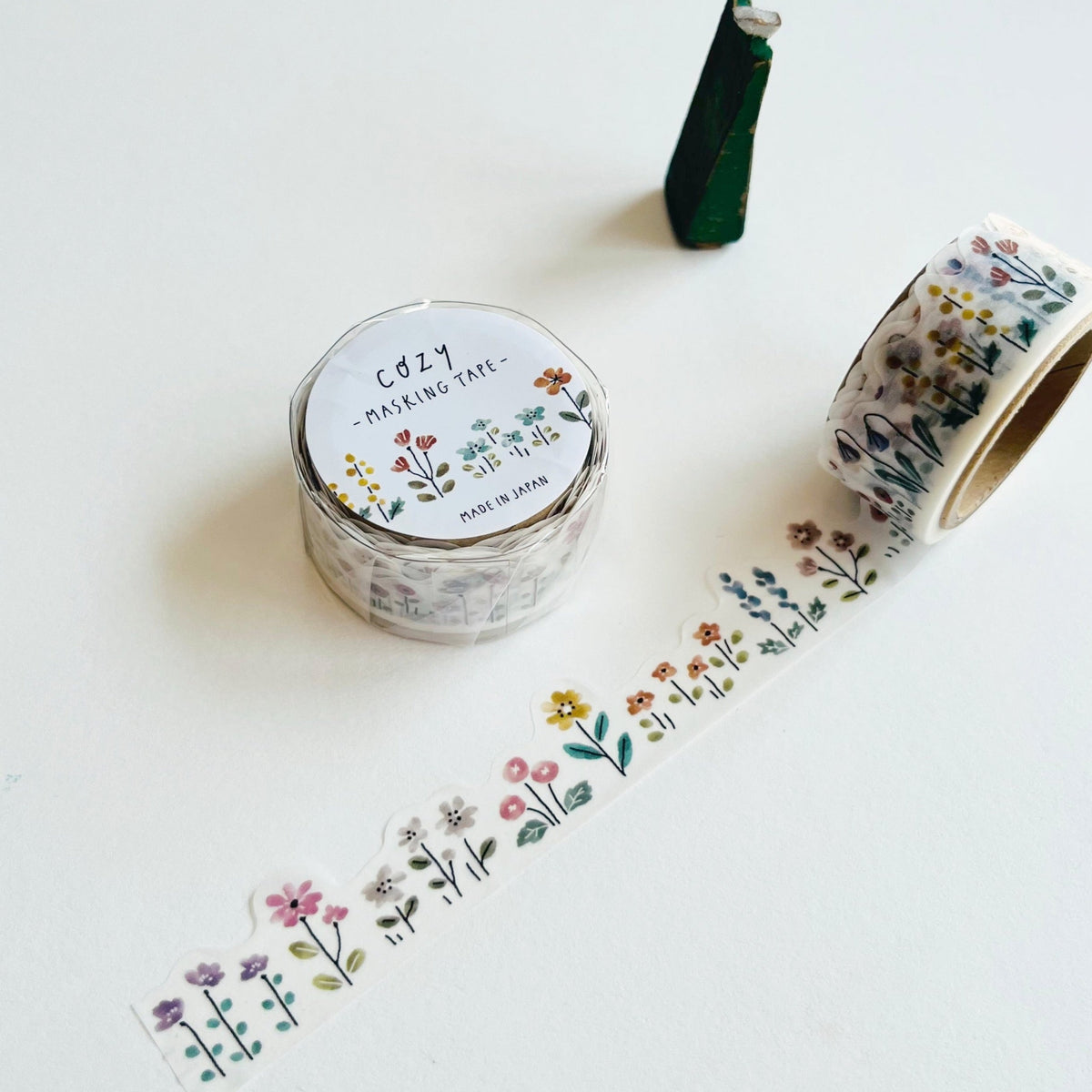 Cozy Washi Tape - Mauve Flowers – niconeco zakkaya