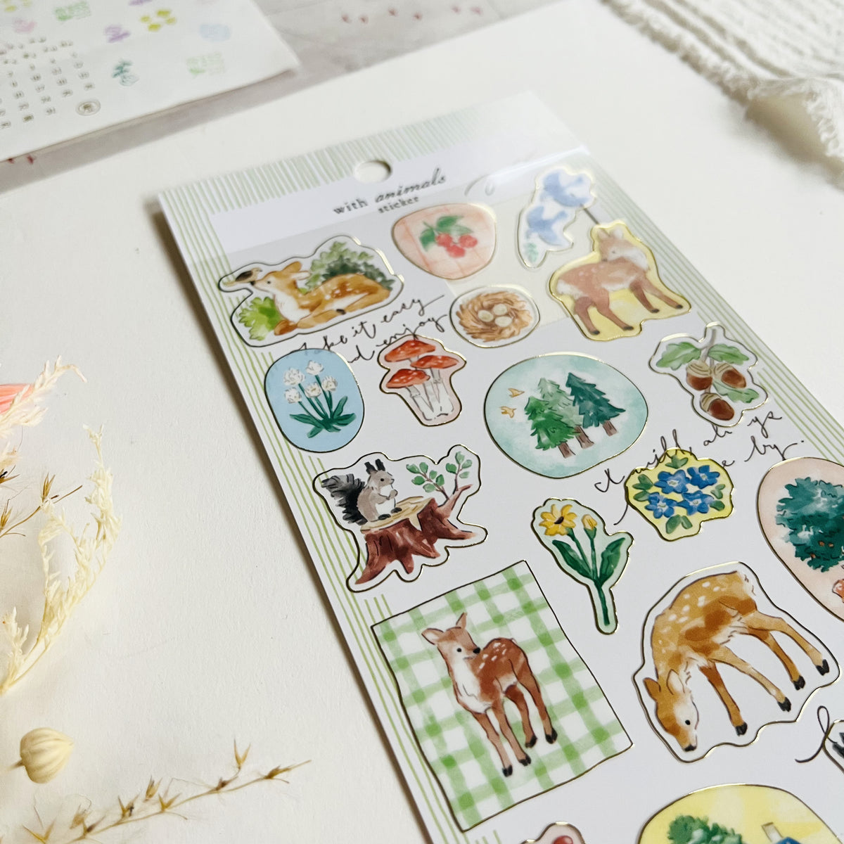 Mindwave With Animals Sticker - Deer – niconeco zakkaya