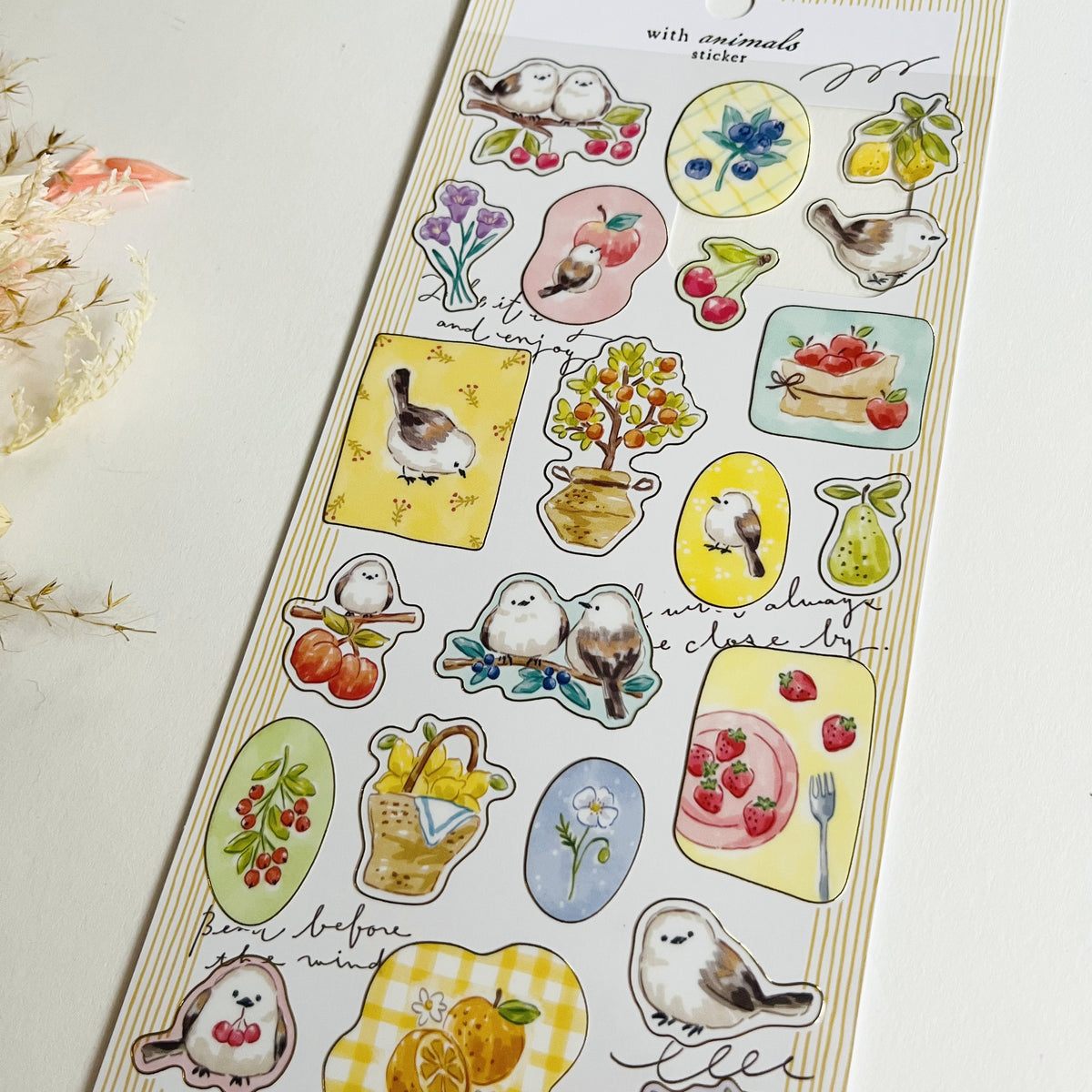 Mindwave With Animals Sticker - Shimaenaga – niconeco zakkaya