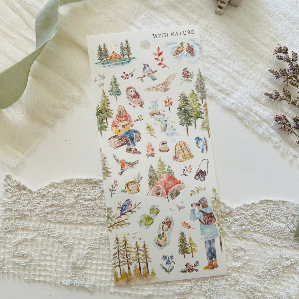 MINDWAVE With Nature Sticker Sheet- Bird Watching – niconeco zakkaya