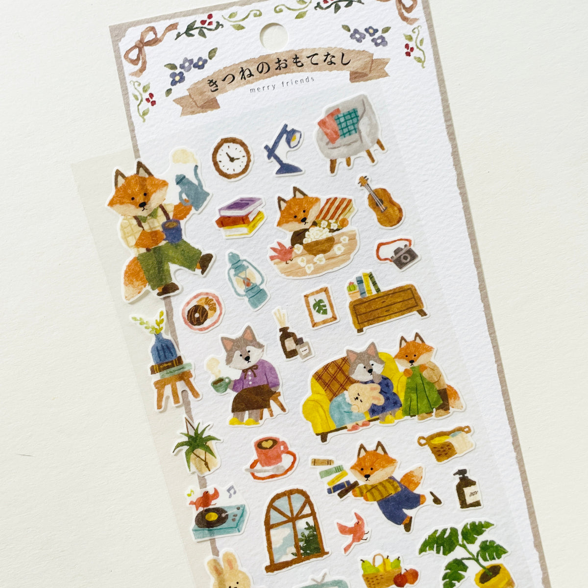 MINDWAVE Merry Friends Sticker Sheet - Hospitality Fox – niconeco zakkaya