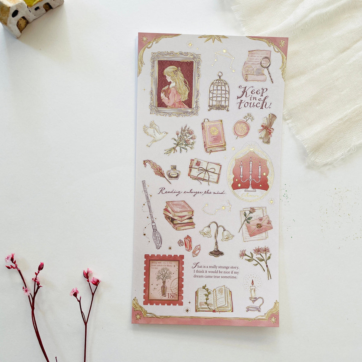 Choupinet Gold Foil Sticker - Sophia – niconeco zakkaya