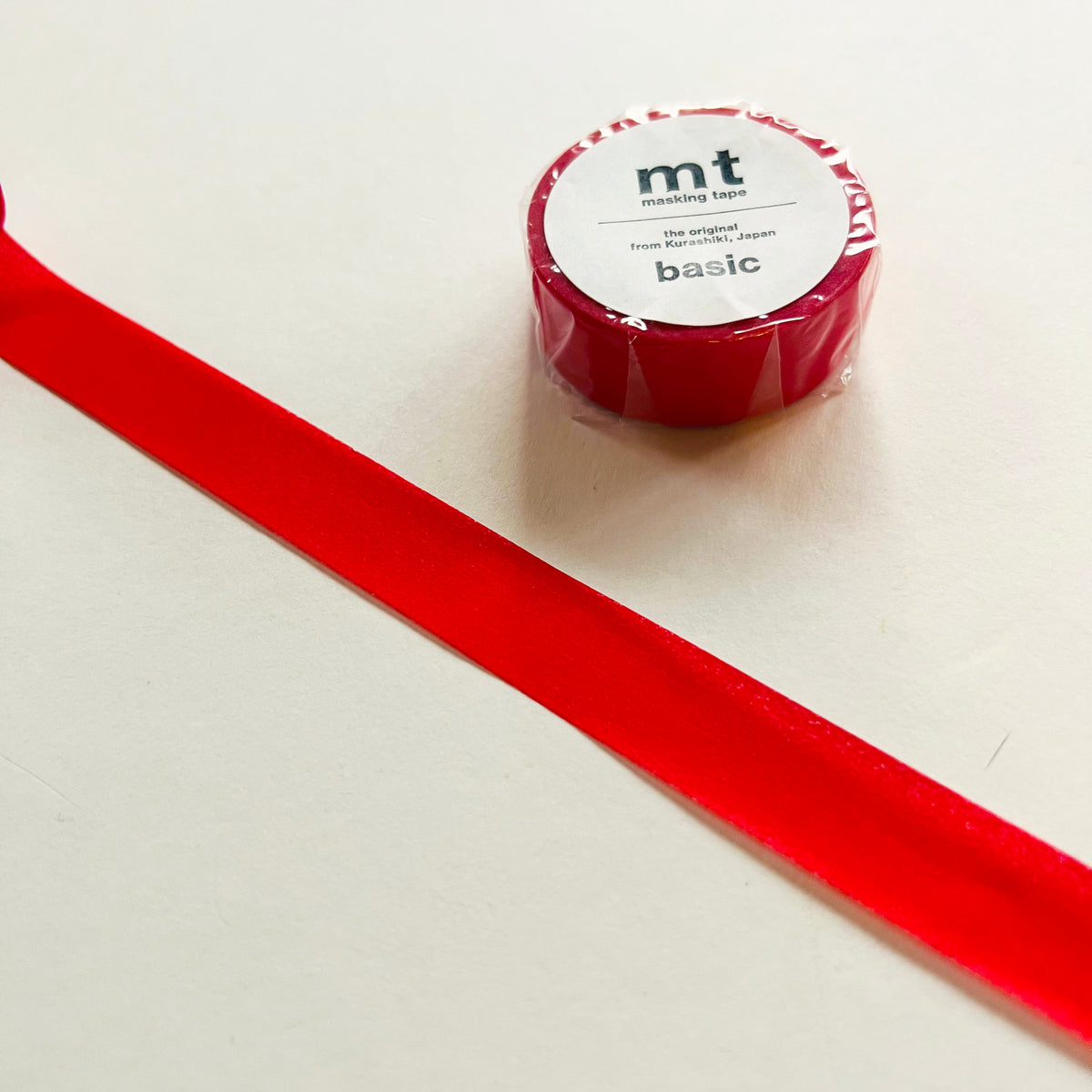 Mt Basic Tone Washi Tape - Matte Red – niconeco zakkaya