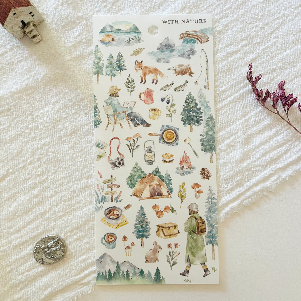 MINDWAVE With Nature Sticker Sheet- Hiking – niconeco zakkaya