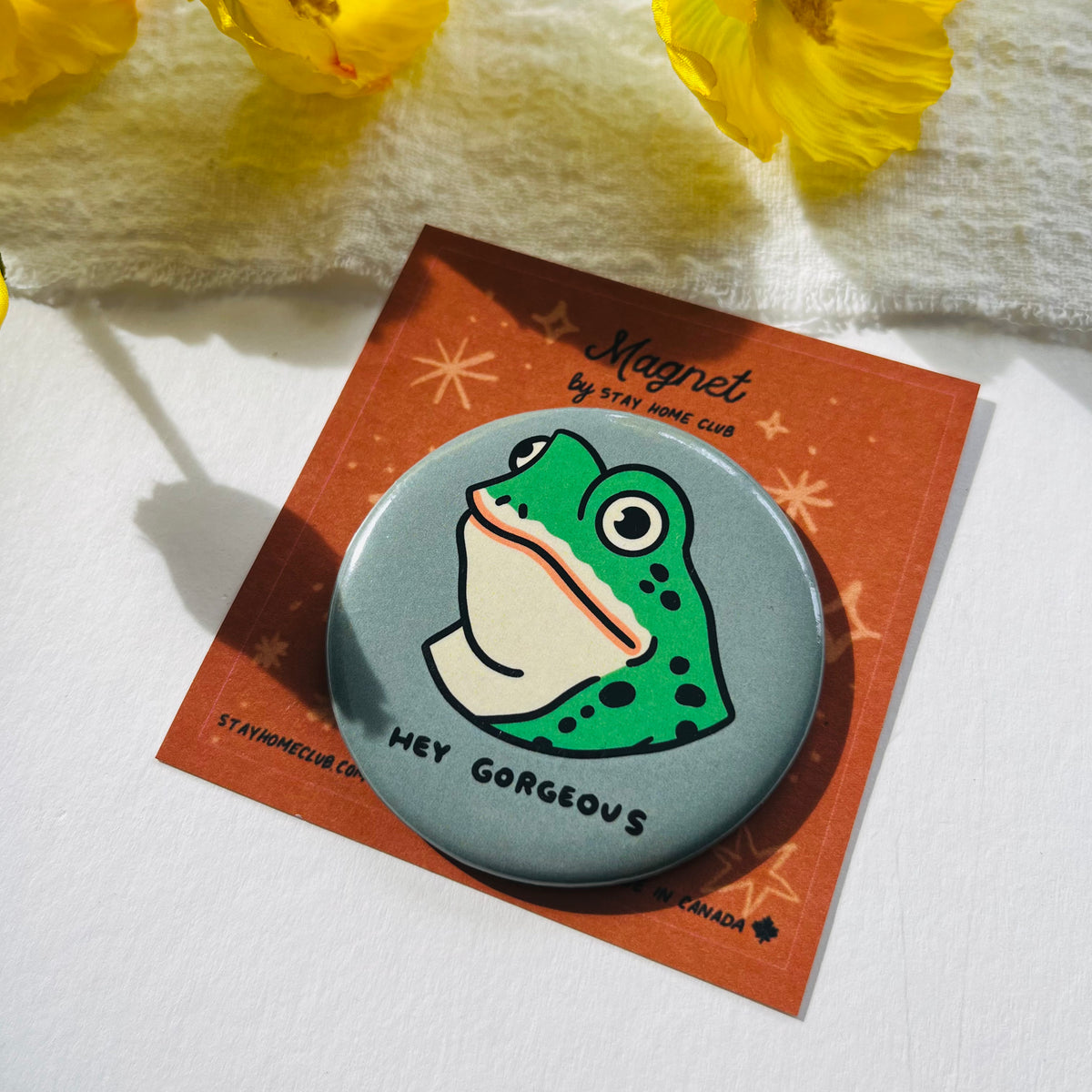 Stay Home Club Magnet - Hey Gorgeous – niconeco zakkaya