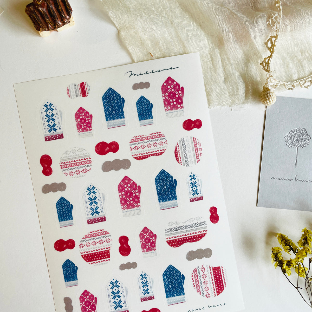 nonco hanco Washi Sticker Sheet - Nordic – niconeco zakkaya