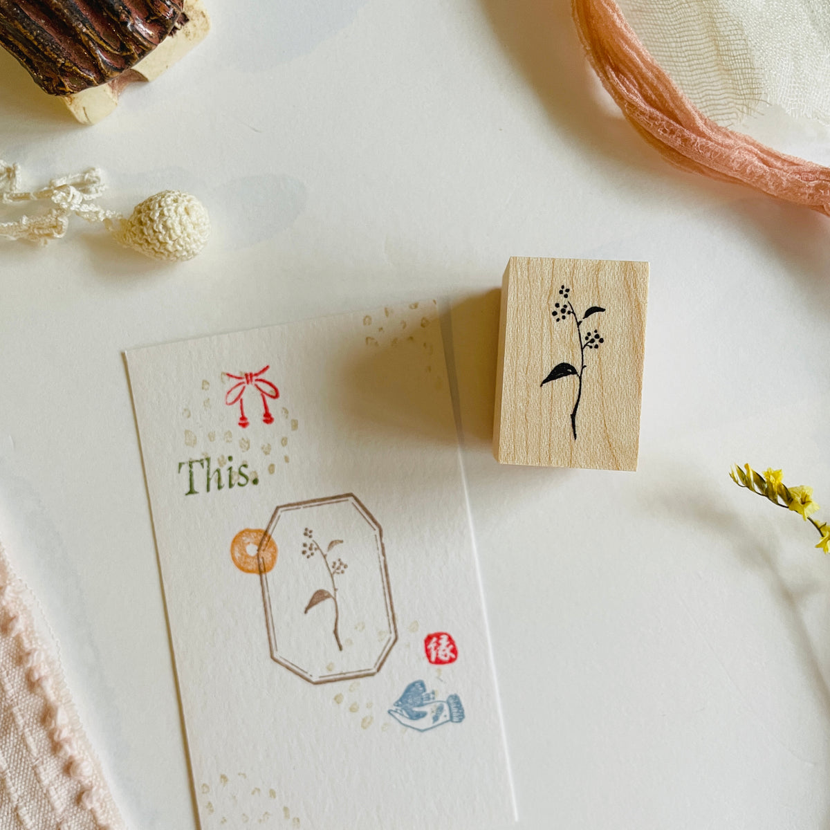 nonco hanco Rubber Stamp - Wild Berries – niconeco zakkaya