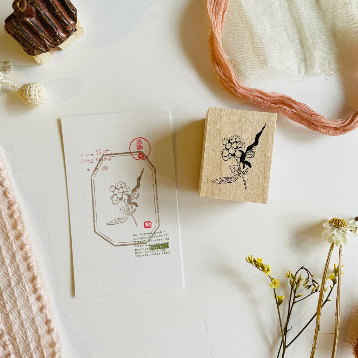 nonco hanco Rubber Stamp - Blueberry – niconeco zakkaya