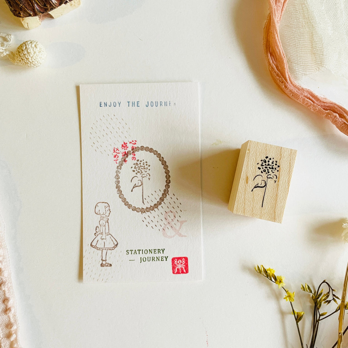 nonco hanco Rubber Stamp - Hydrangea – niconeco zakkaya