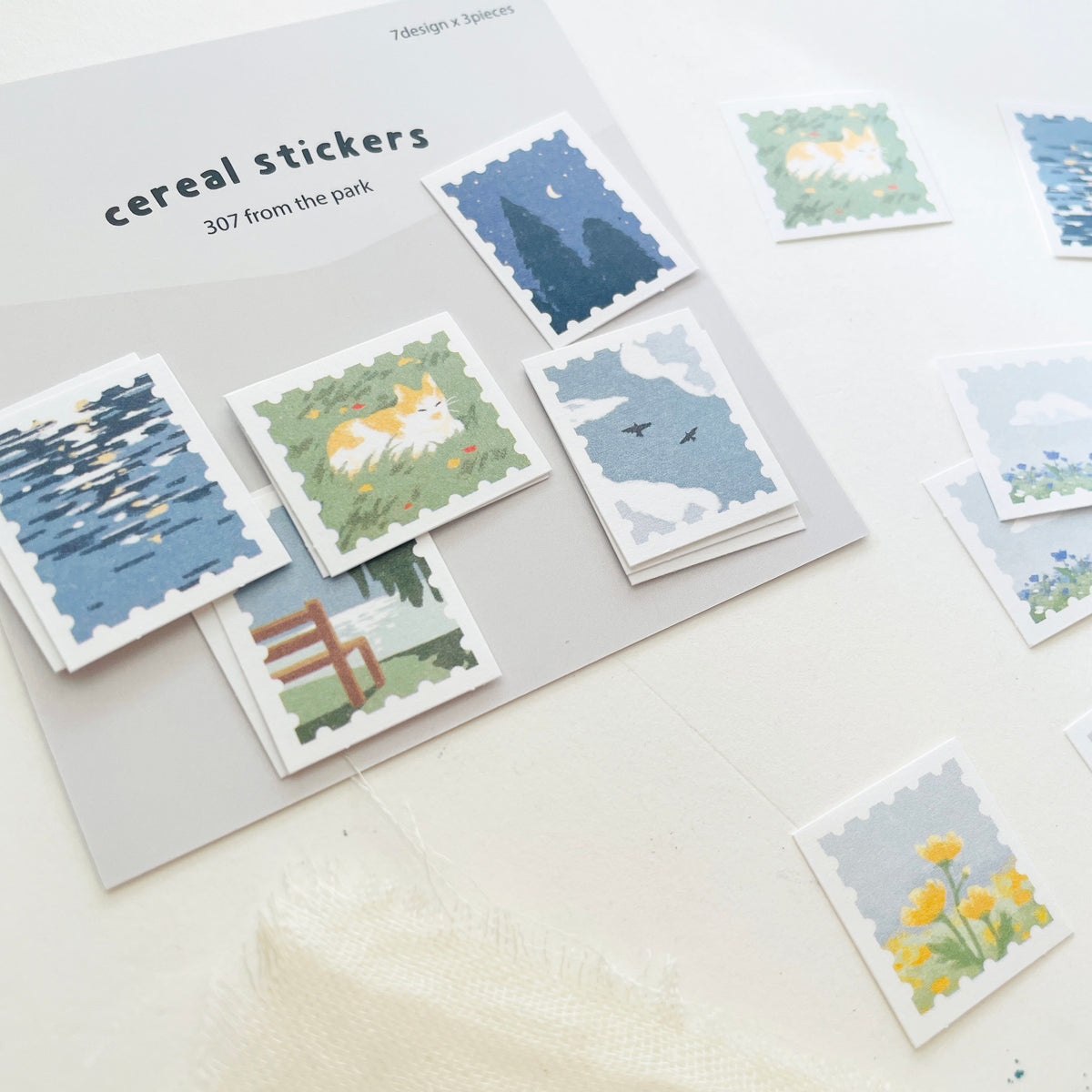 SUATELIER Cereal Stickers - From The Park (307) – niconeco zakkaya