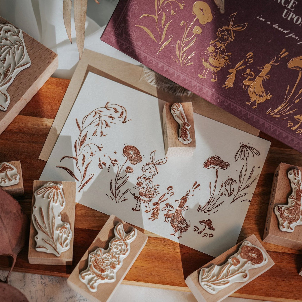 Meow Illustration Once Upon A Time Stamp Set – niconeco zakkaya