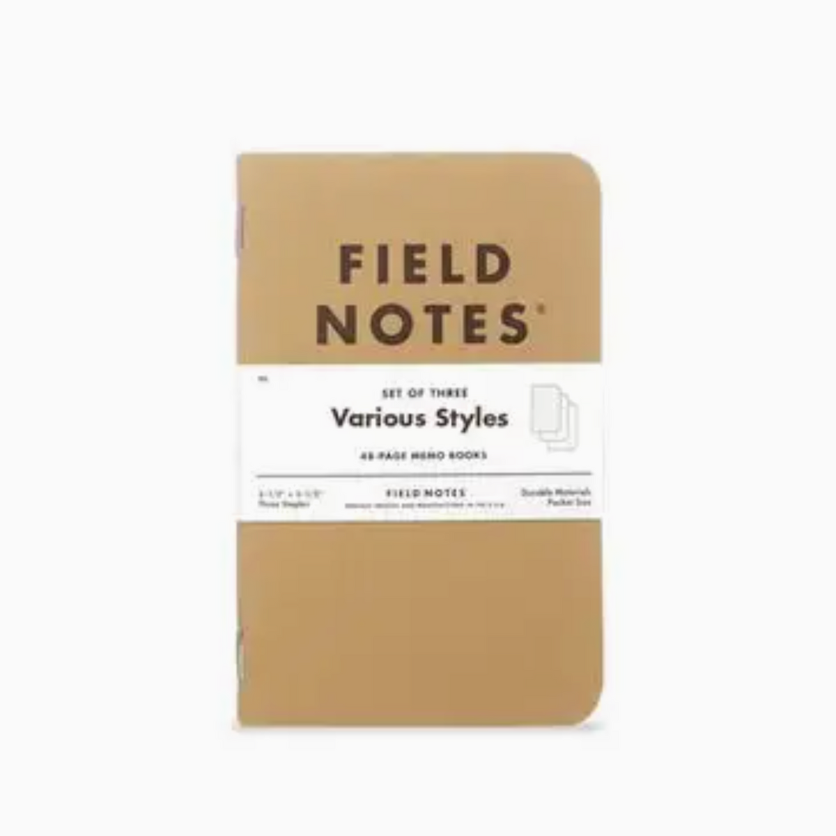 Field Notes Original Kraft Mixed 3 Pack – niconeco zakkaya