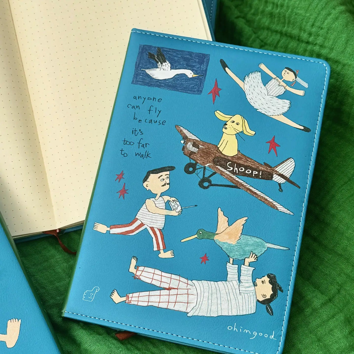 ohimgood Cushion Cover Notebook - Anyone Can Fly – niconeco zakkaya