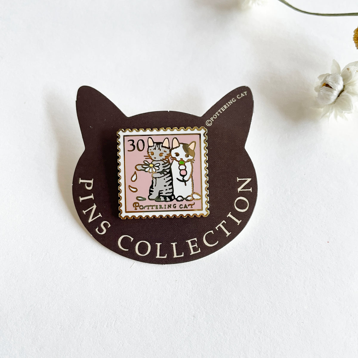 Pottering Cat Enamel Pin - Hana Dango – niconeco zakkaya