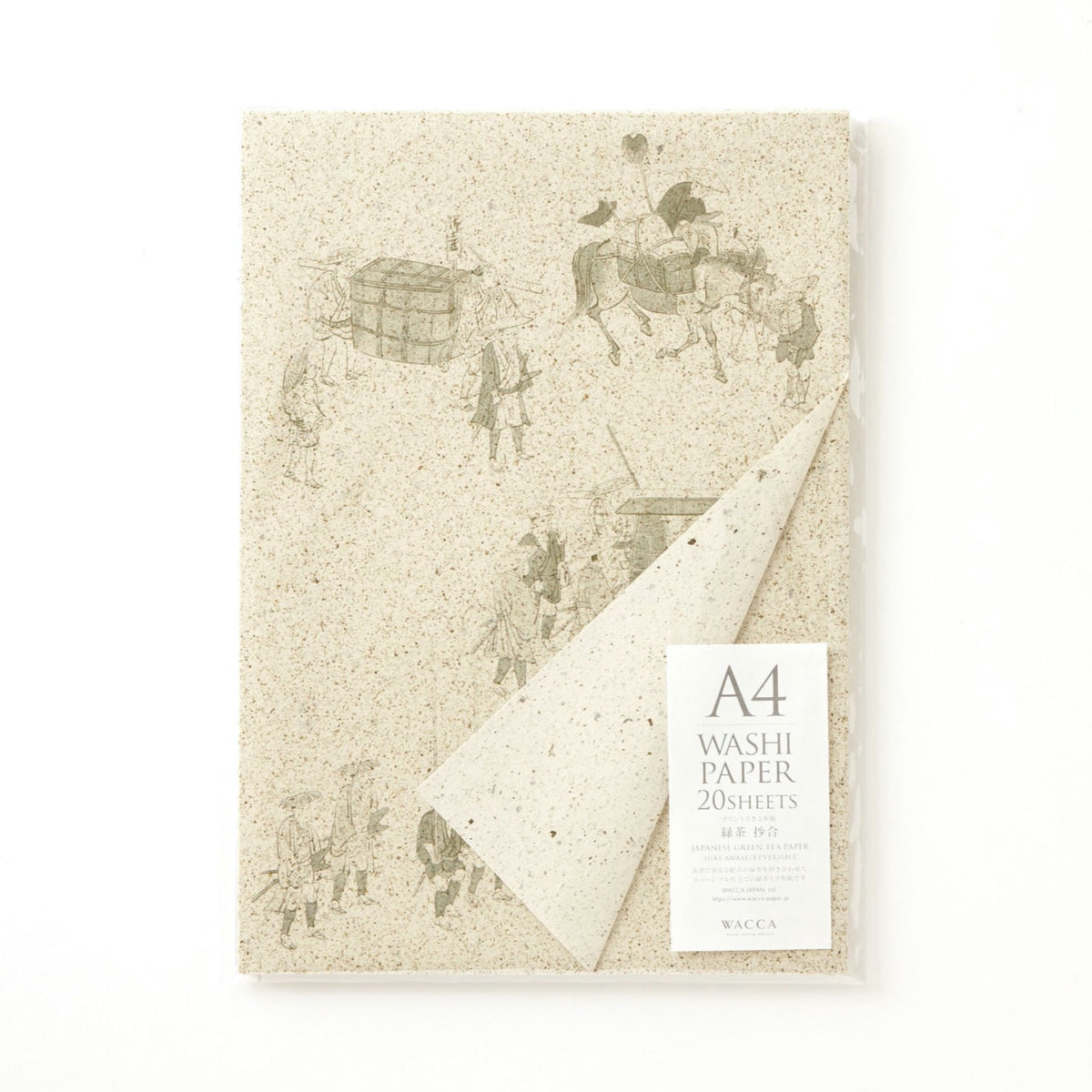 WACCA Japanese Green Tea Paper A4(20 sheets) – niconeco zakkaya