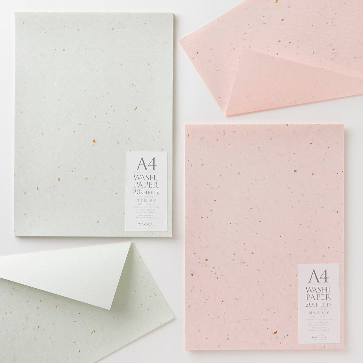 WACCA Japanese Water Pattern Foil Ingrained Paper A4(20 sheets ...