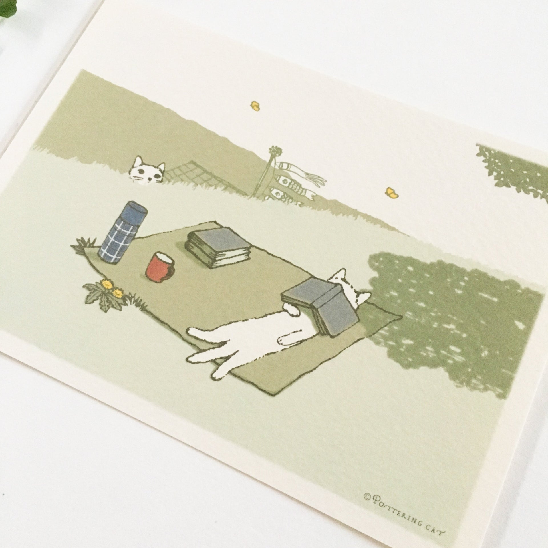 Neko Seasonal Postcard - May(Koinobori) – niconeco zakkaya