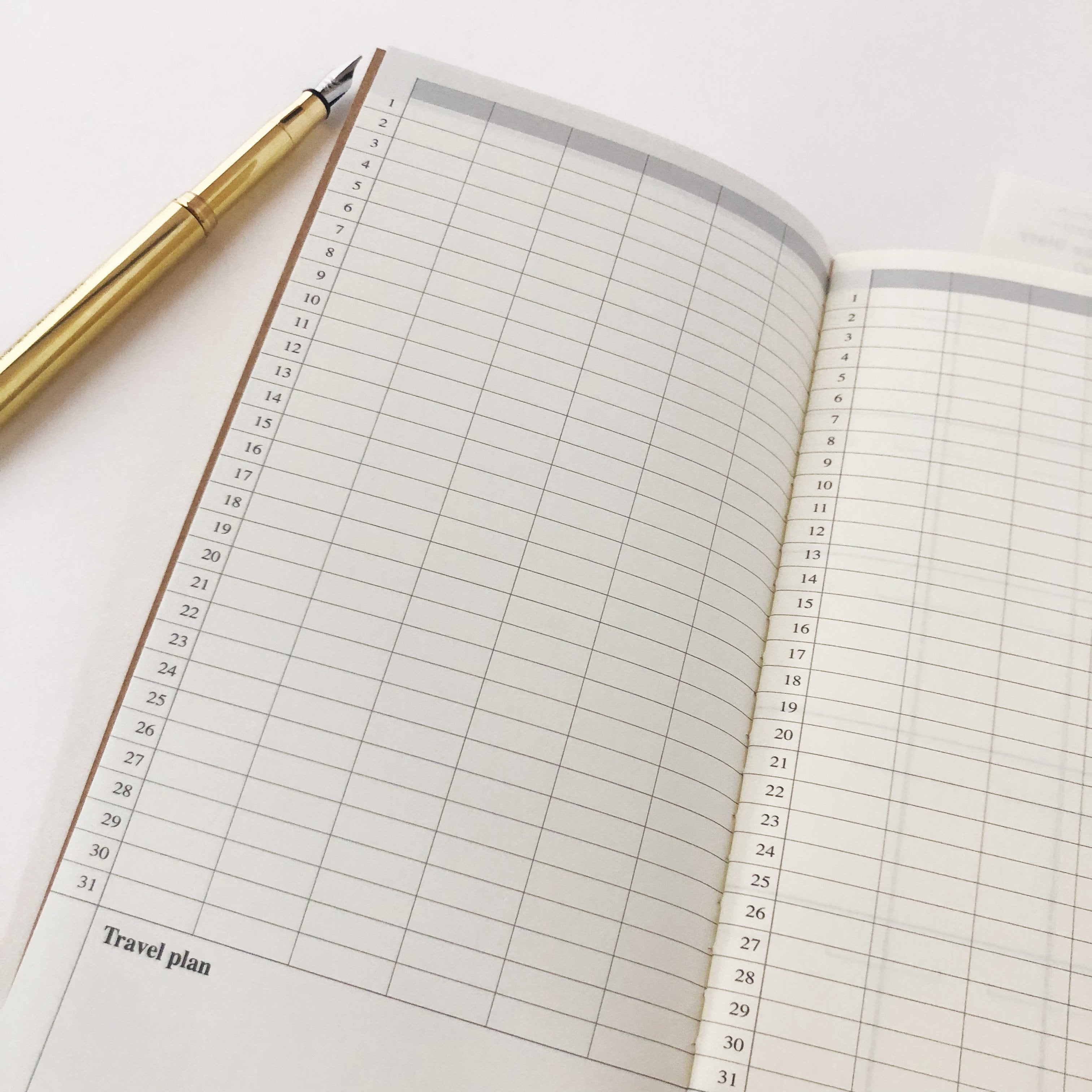 Traveler's Notebook 017 Free Diary Monthly Refill – niconeco zakkaya